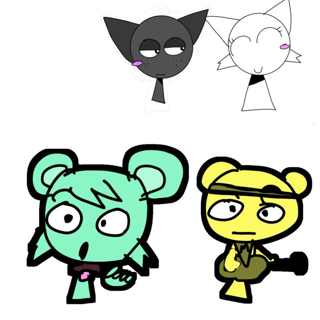 Wenda and gray including new animation - ibisPaint