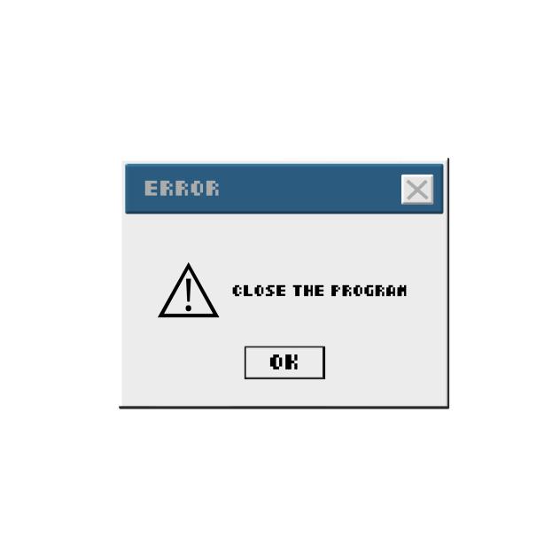 Y2K Error Notification - ibisPaint