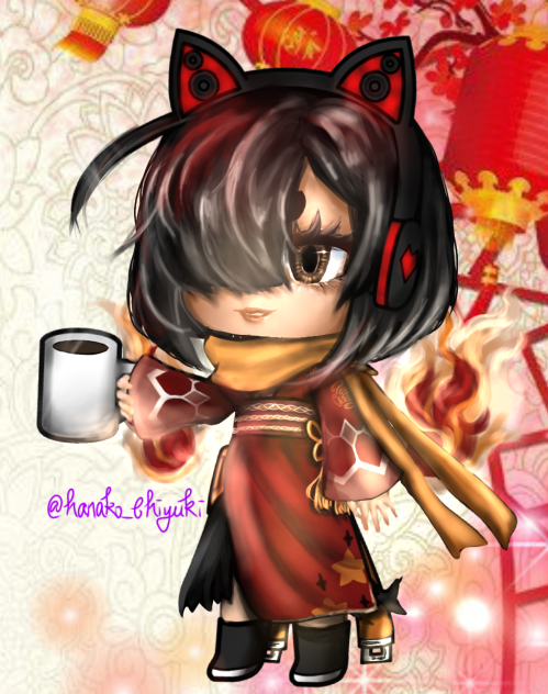 gachalife oc edit drawing - ibisPaint