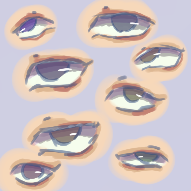 Eye studies - ibisPaint