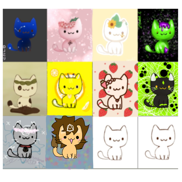 Cat Collab X3 - ibisPaint