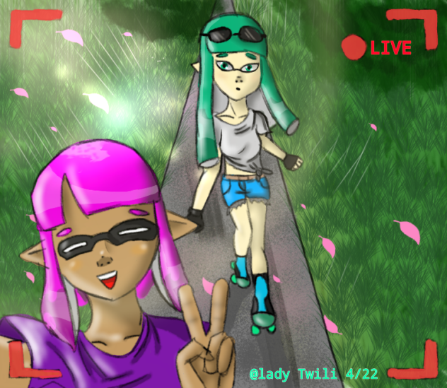 Grape and Inerva the Inklings - ibisPaint