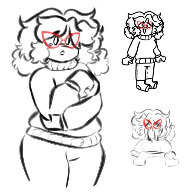 I think I made her too thicc - ibisPaint