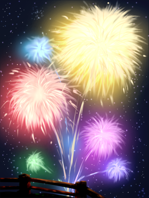 Fireworks - ibisPaint