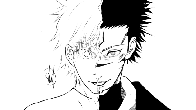 Gojo vs sukuna storyboard at 55% - ibisPaint