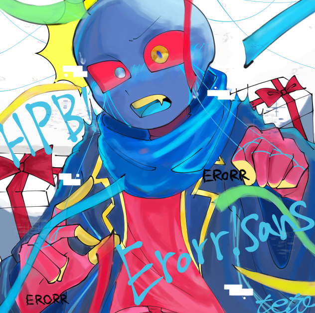 happy birthday！error!sans - ibisPaint