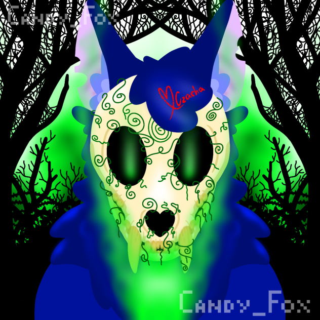 Skull Fox - ibisPaint