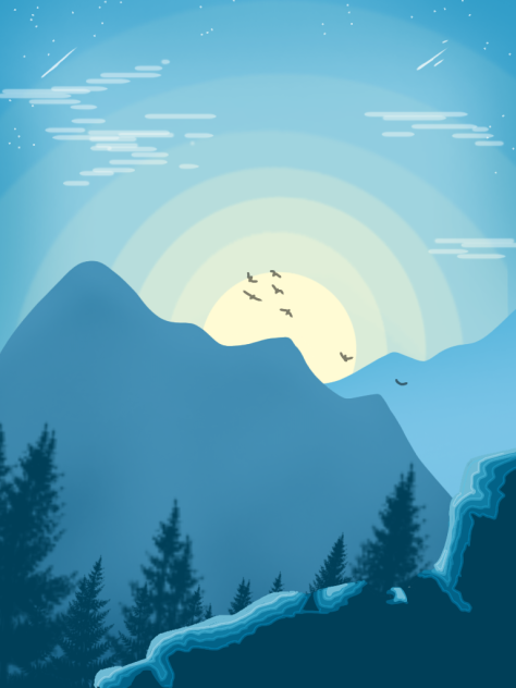 landscape - ibisPaint