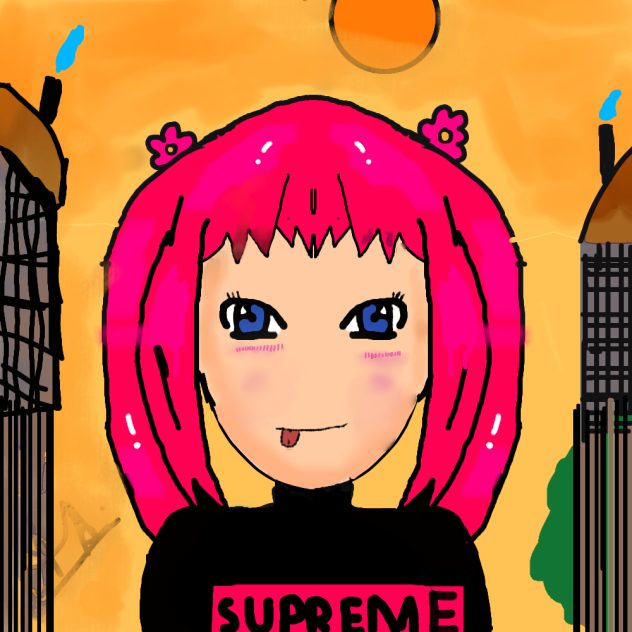 anime girl drip supreme - ibisPaint