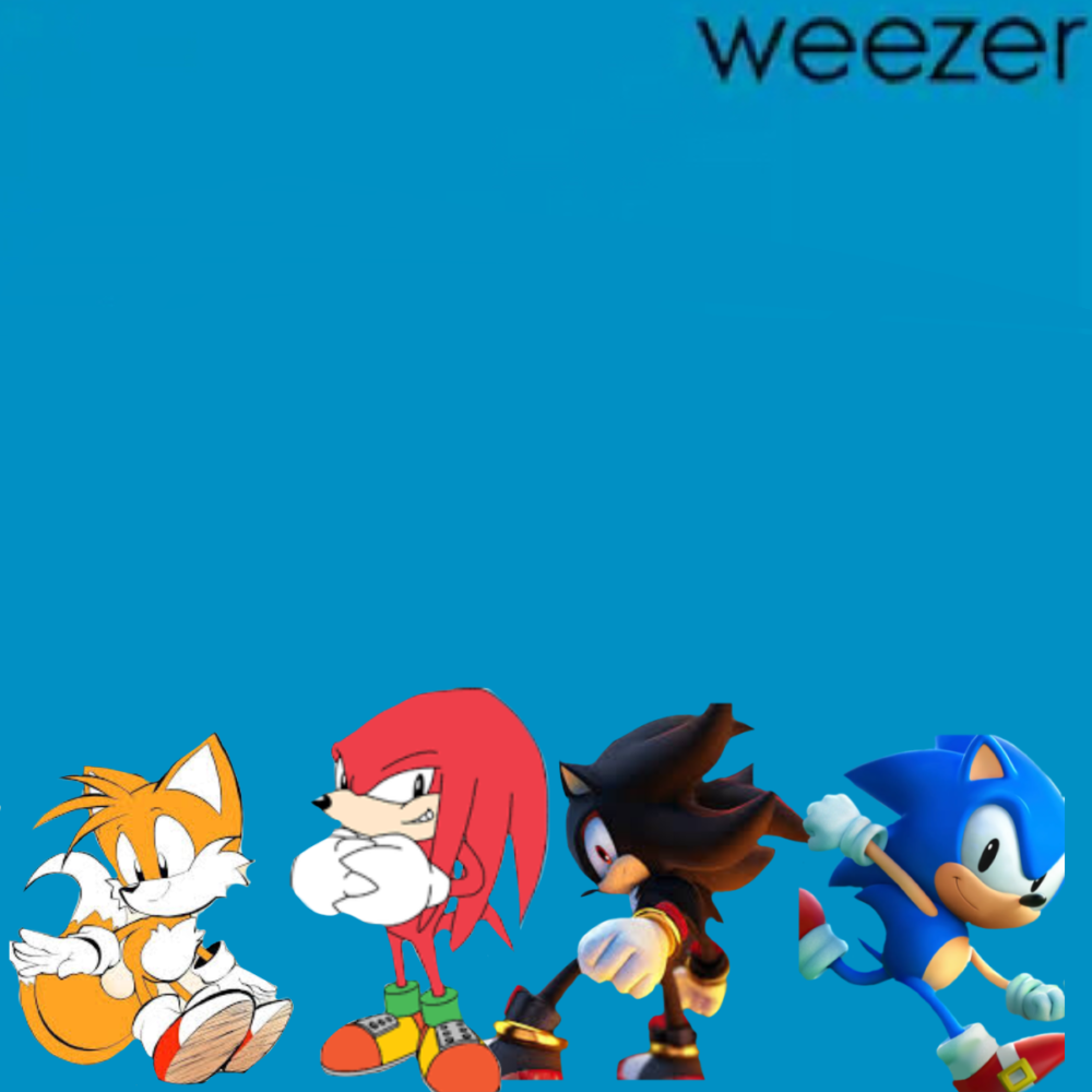 Sonic weezer poster - ibisPaint