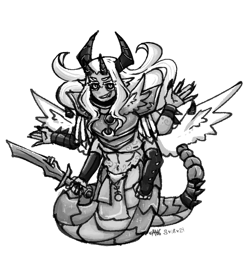 Daemon Fulgrim - ibisPaint