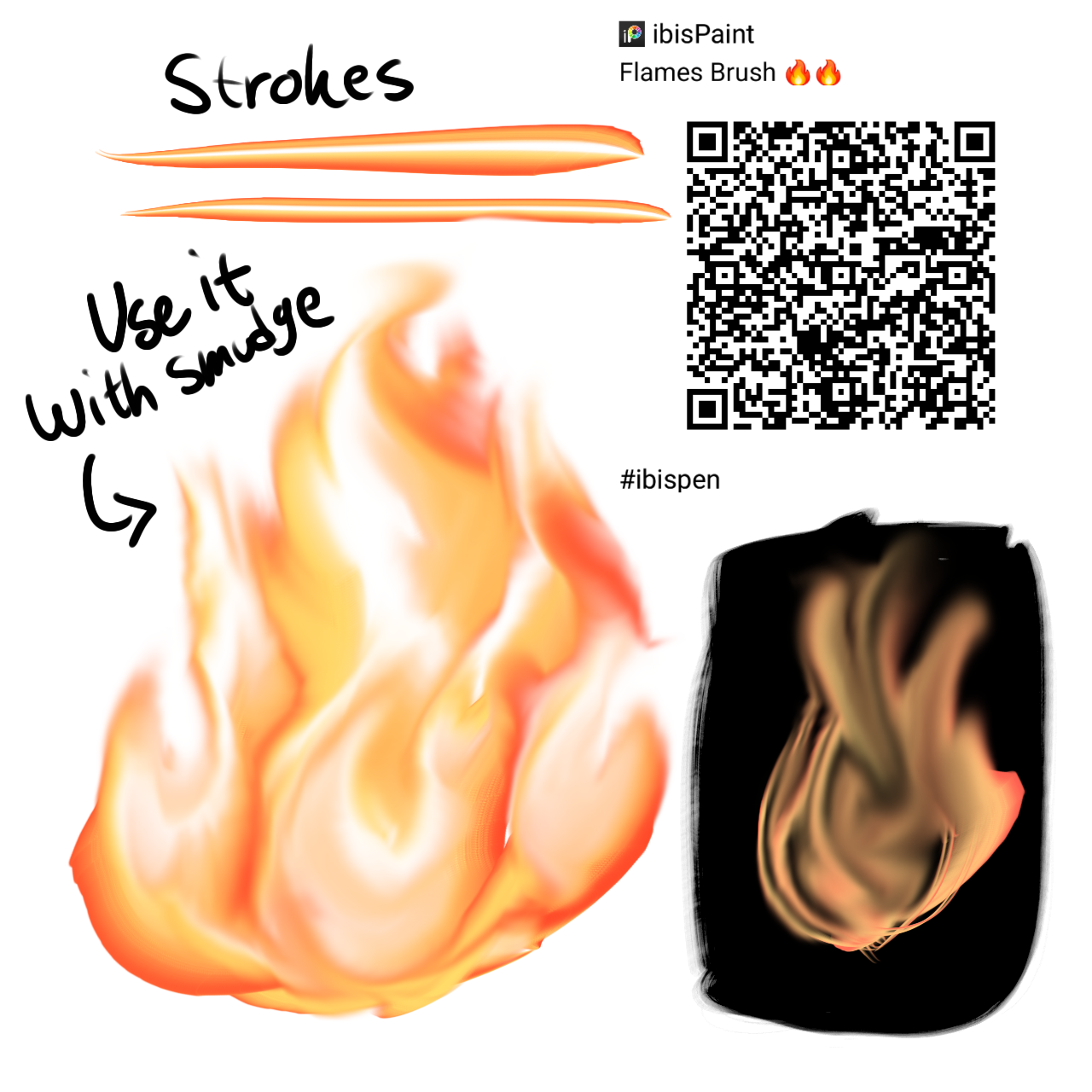 Flames Brush 🔥🔥 - ibisPaint