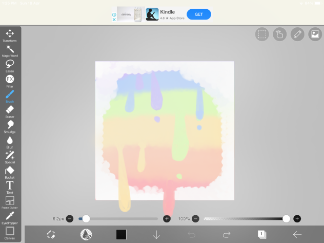 Drippy rainbow - ibisPaint