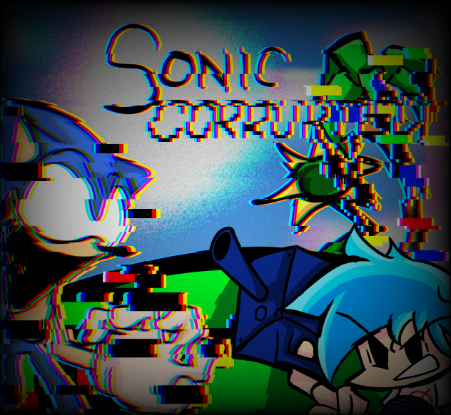 FNF Mod Sonic CORRUPTED speedpaint - ibisPaint