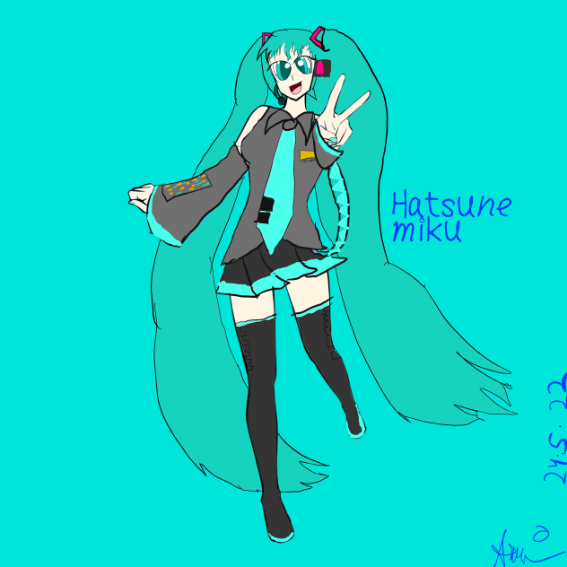 hatsune miku - ibisPaint
