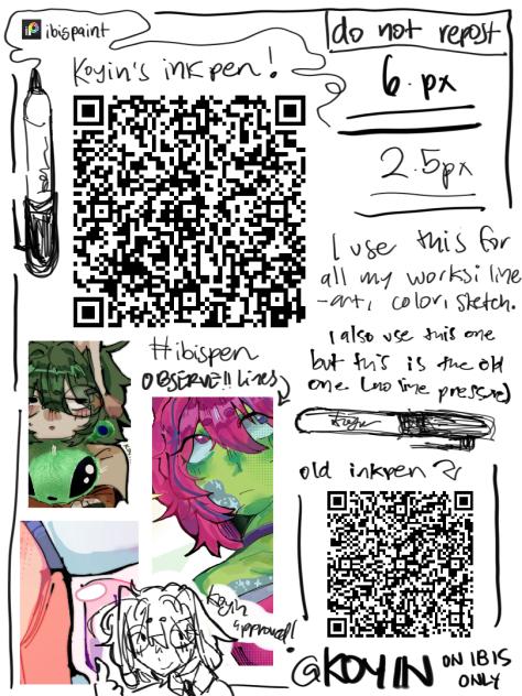 my UPDATED pen!!! (plus old one) - ibisPaint