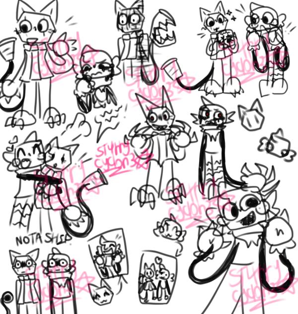 Goob n scraps(craft siblings) doodles!! - ibisPaint