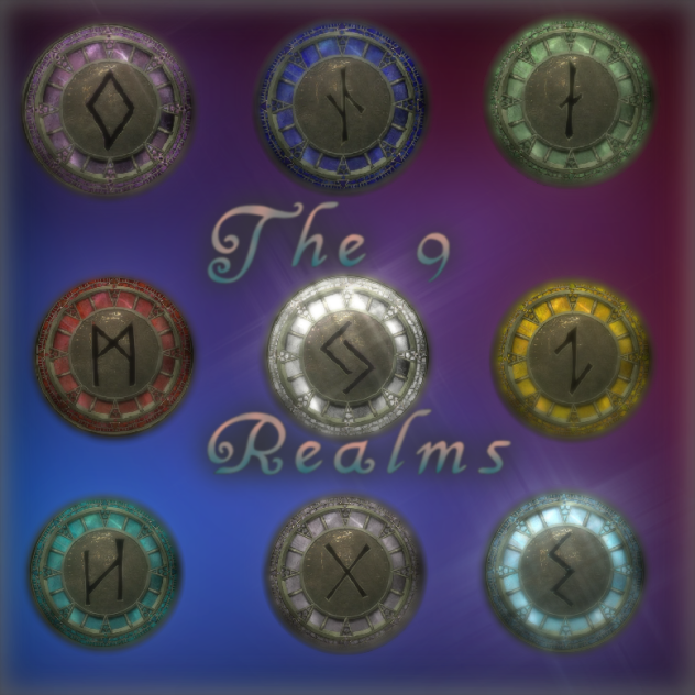 The 9 Realms~Norse Mythology - ibisPaint