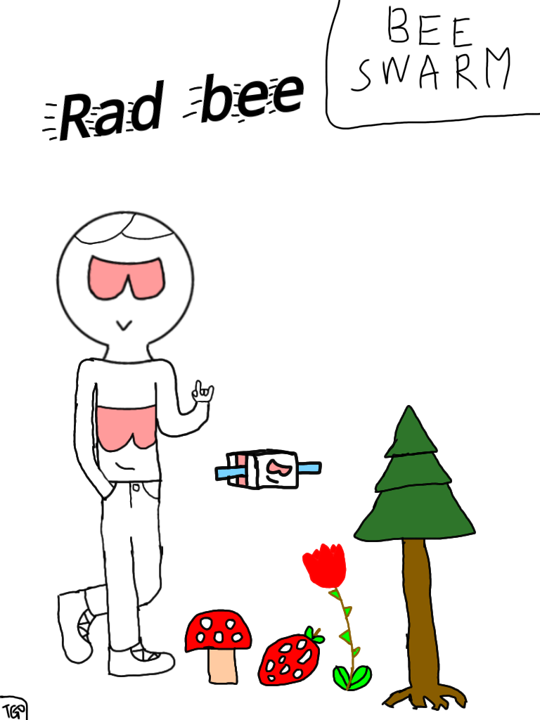 Rad bee fanart - ibisPaint
