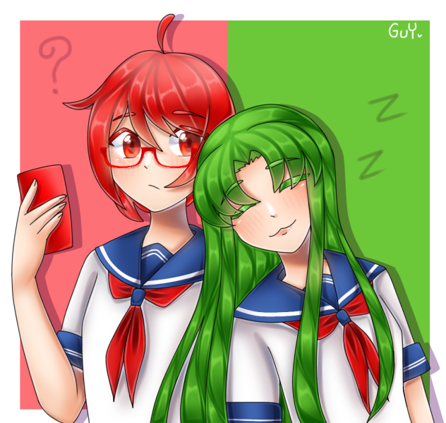 💚Midori×Info-Chan - ibisPaint