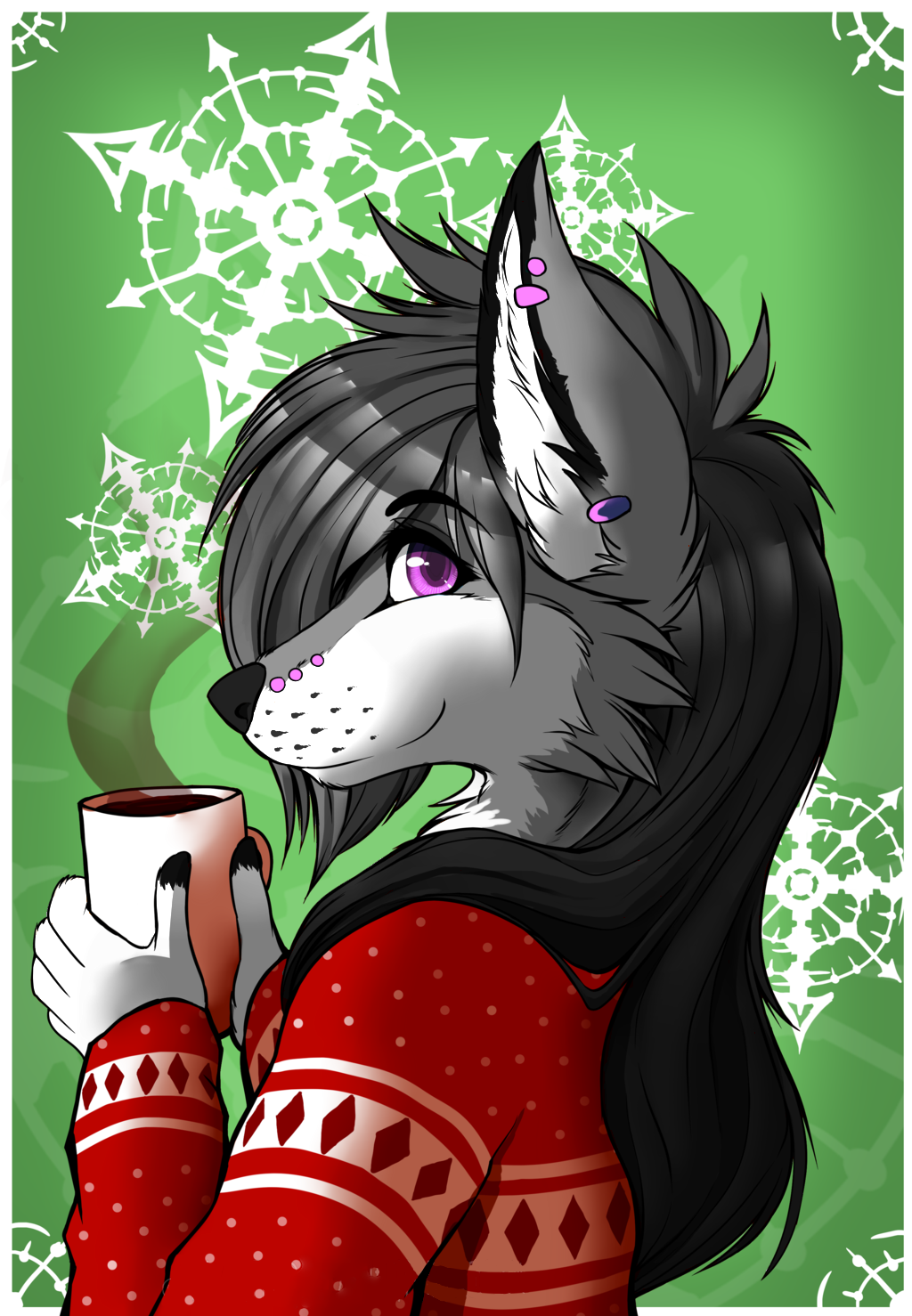 Wolfie Holiday - ibisPaint