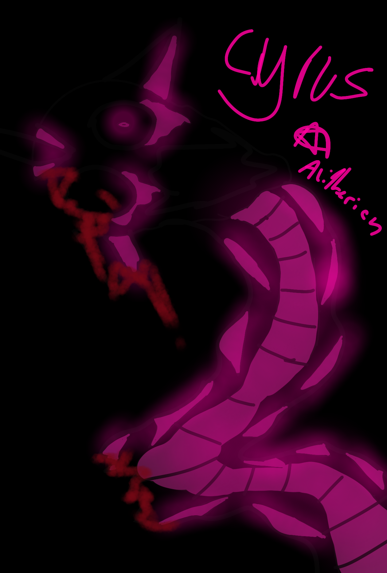 Cyrus sprunki oc Infected - ibisPaint