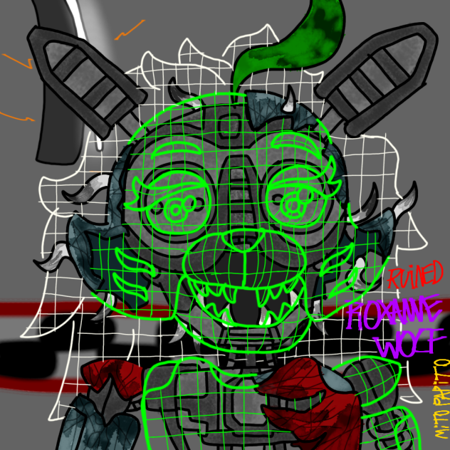 Ruined Roxanne Wolf AR version - ibisPaint