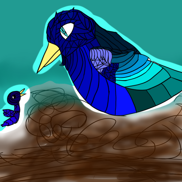 Mosaic birds 🐦 - ibisPaint