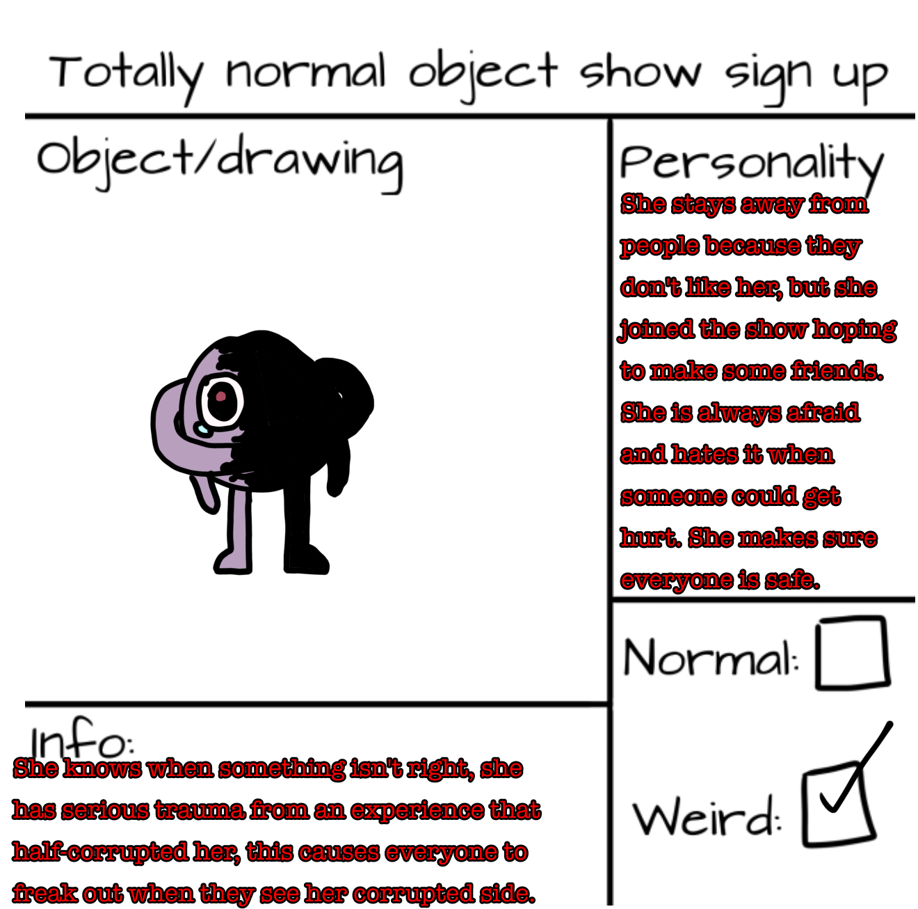 my totally 'normal' object! - ibisPaint