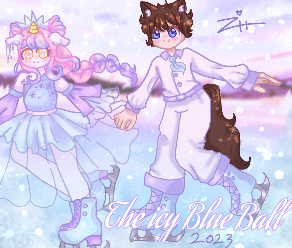 The Icy Blue Ball - ibisPaint