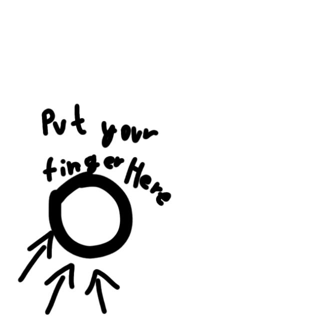 Put your finger here - ibisPaint