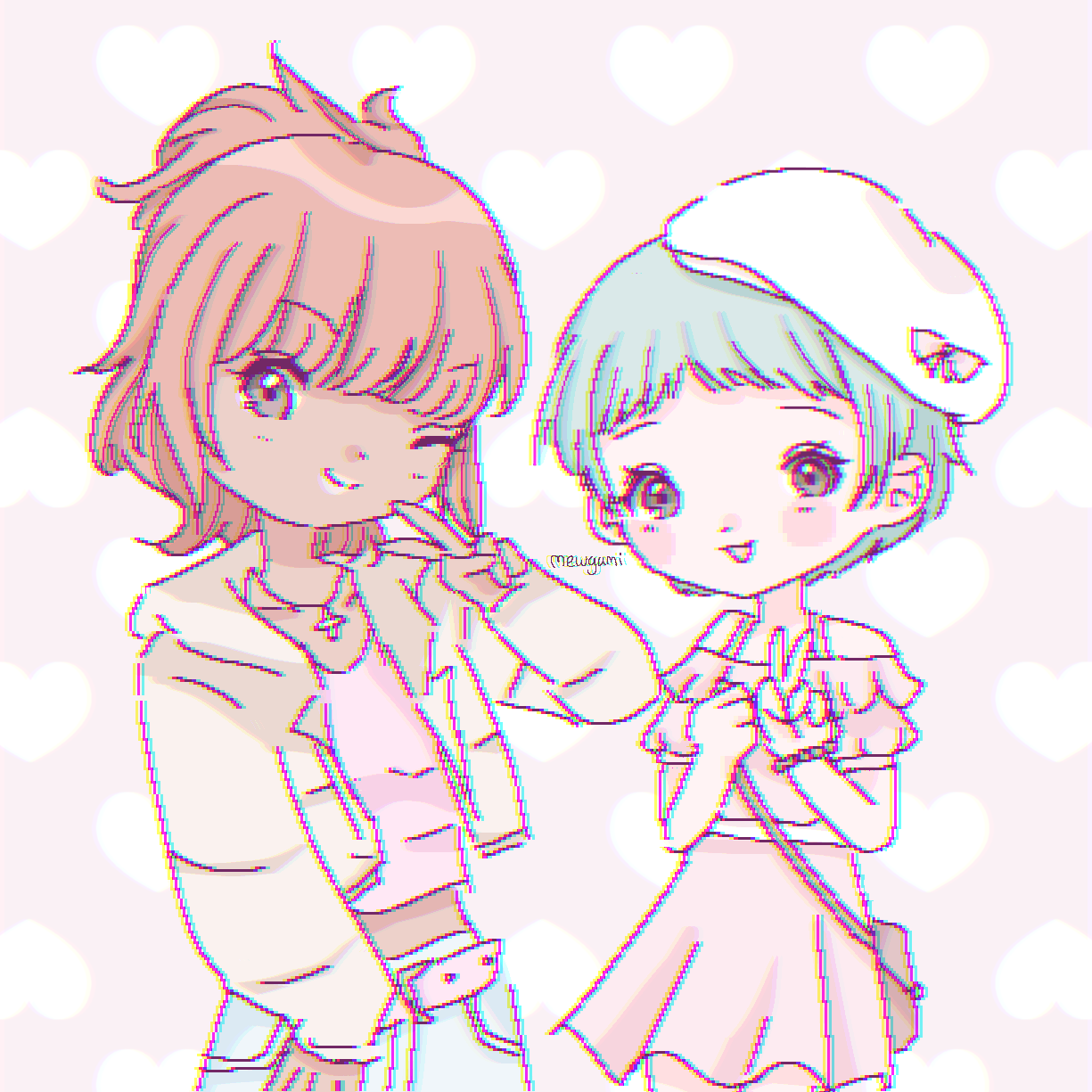 natsuki takes fuuka shopping - ibisPaint