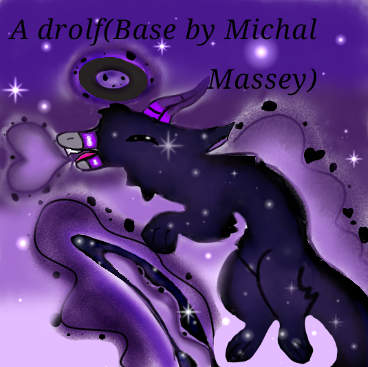 A galaxy drolf dragon - ibisPaint