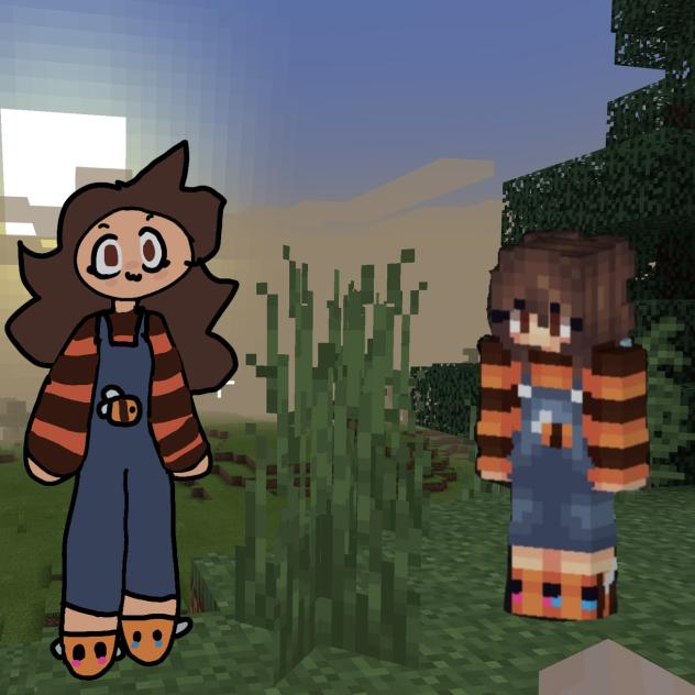 my Minecraft character! - ibisPaint