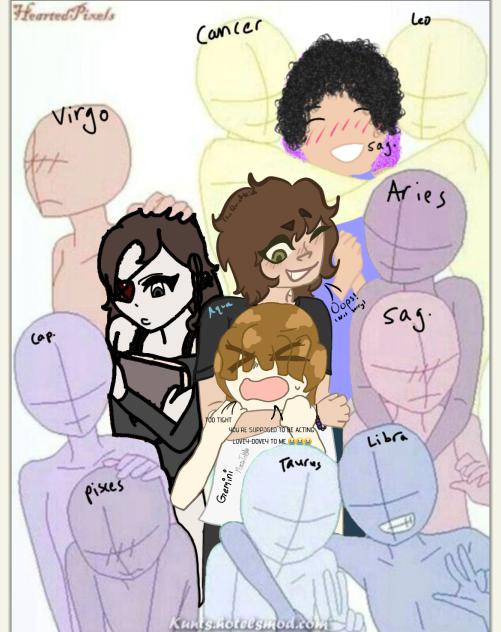 Zodiac sign collab!! - ibisPaint