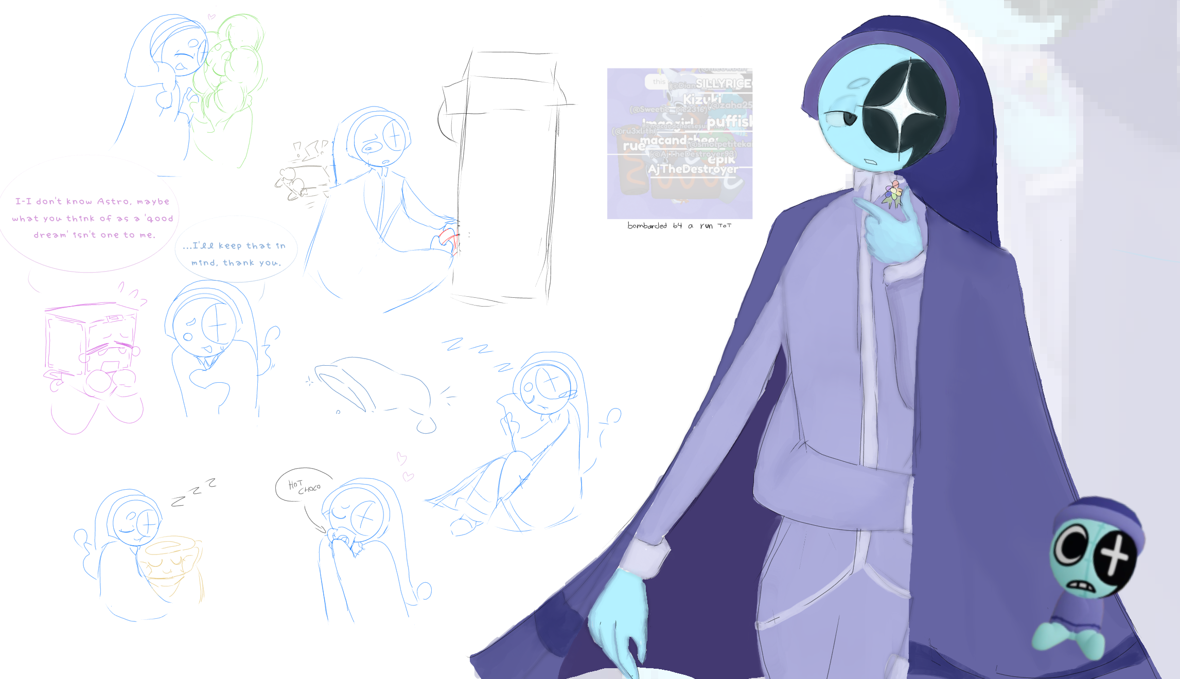 astro doodles - ibisPaint