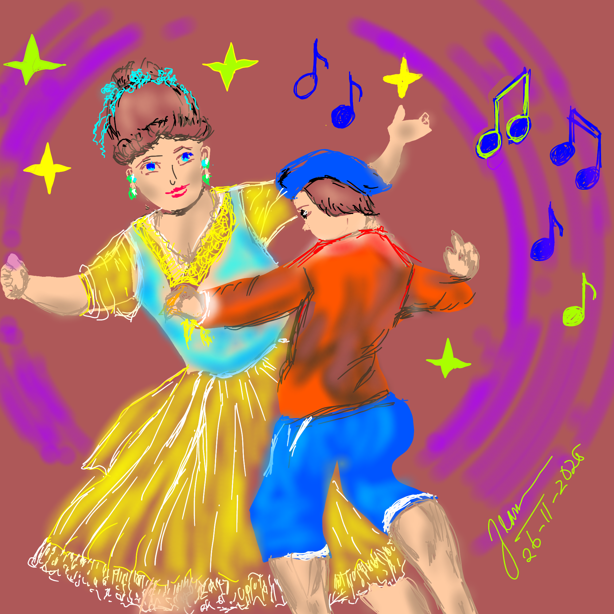 medieval dance party - ibisPaint