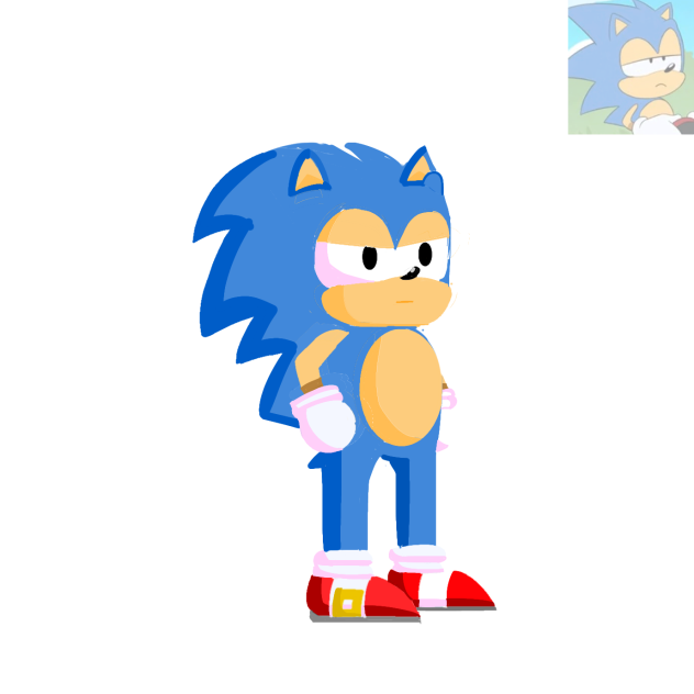 Sonic 1 Sprite remake - ibisPaint