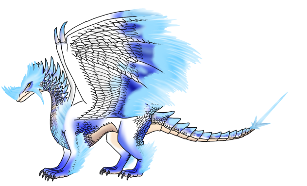 Velkhana with Ice - ibisPaint