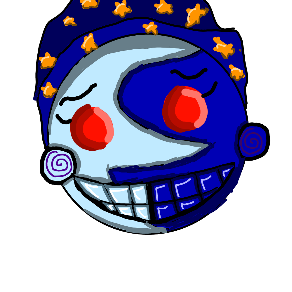 Moon from FNaF - ibisPaint