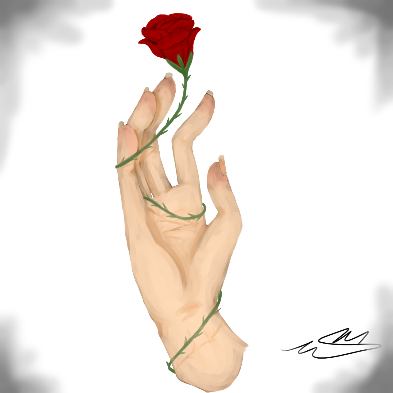 every rose and it's thorns - ibisPaint
