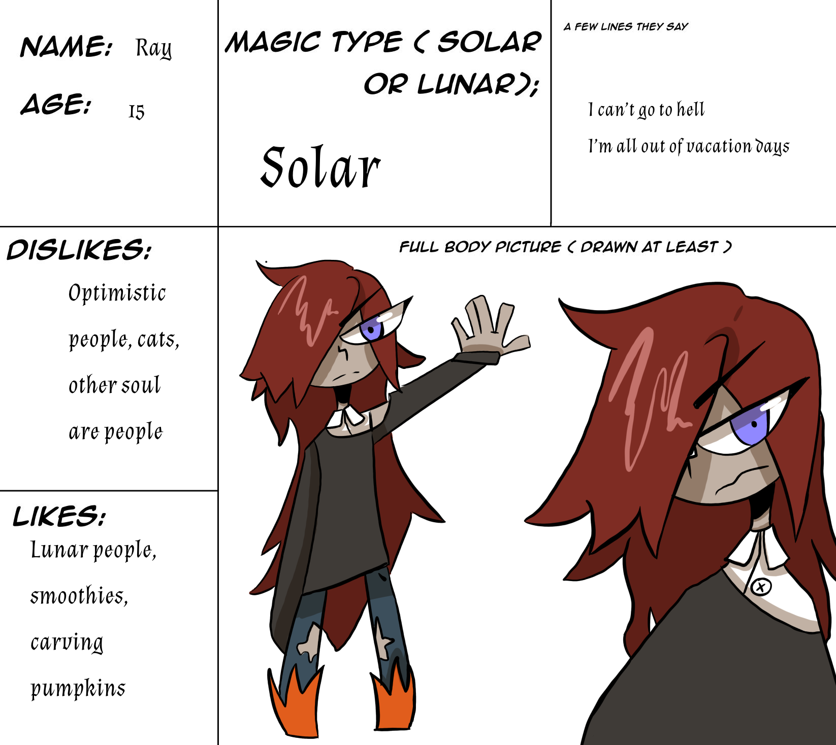 Soul at lunar manic character - ibisPaint