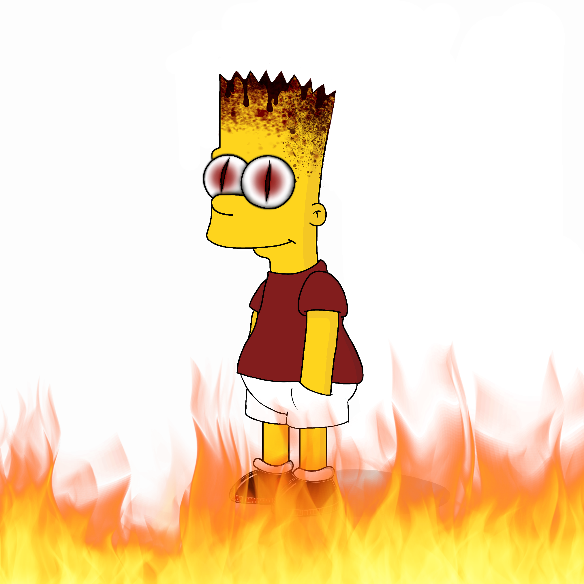 Demon Bart Simpson - ibisPaint