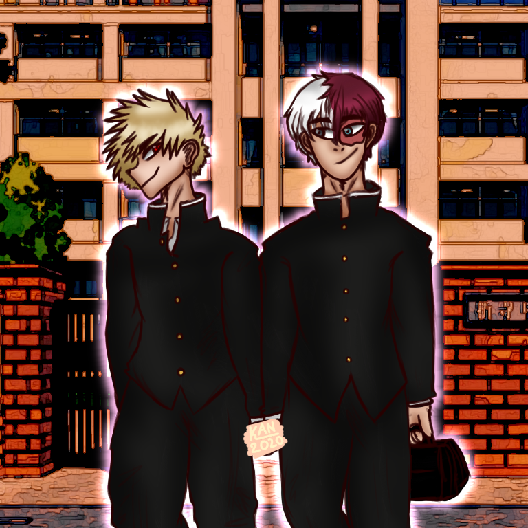 TodoBaku kind of holding hands - ibisPaint