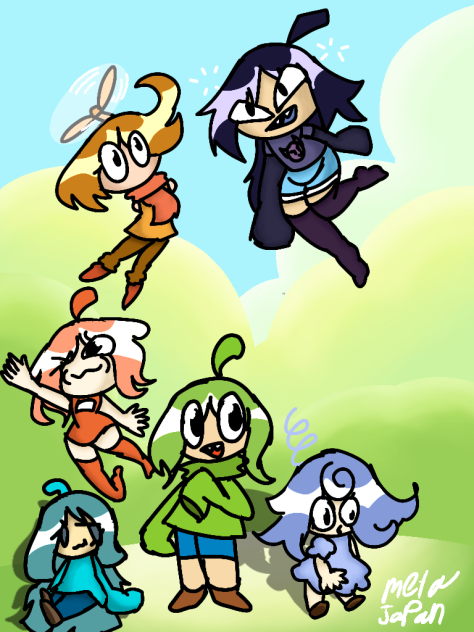 om nom adventure - ibisPaint