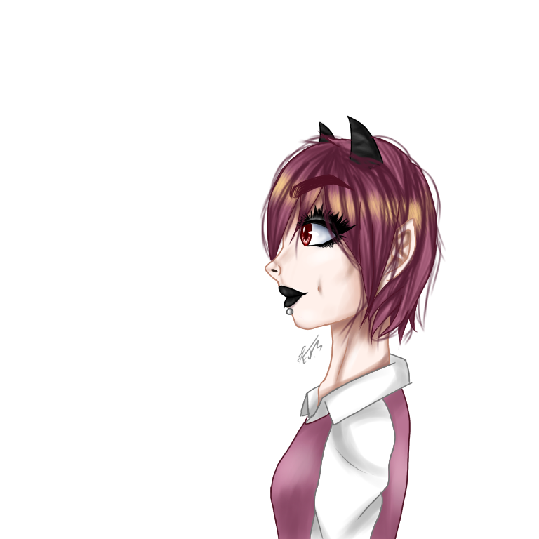 pink devil 🖤 - ibisPaint