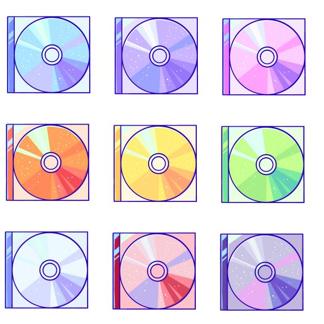 Y2K キラキラ&スケルトンCD - ibisPaint