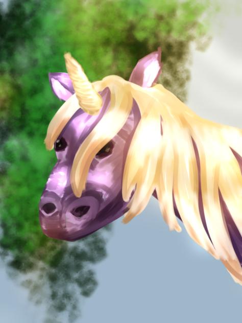 pink unicorn - ibisPaint