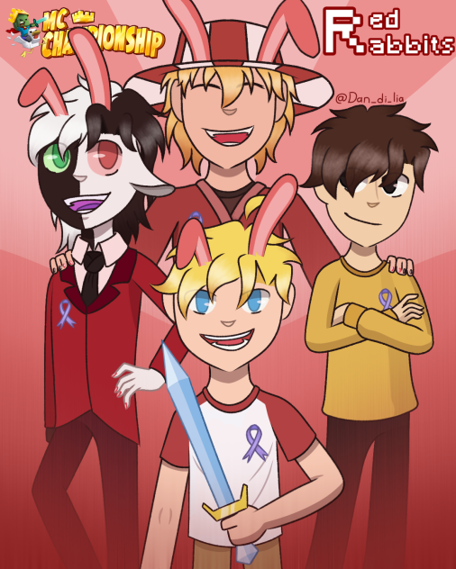 Red Rabbits!! - ibisPaint