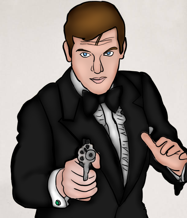 Roger Moore is James Bond - ibisPaint